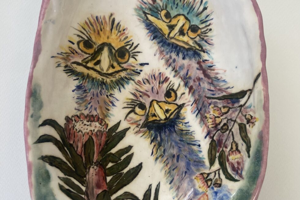 Dromaius novaehollandiae (least Concern) by Lisa Pownall | Arts Access ...